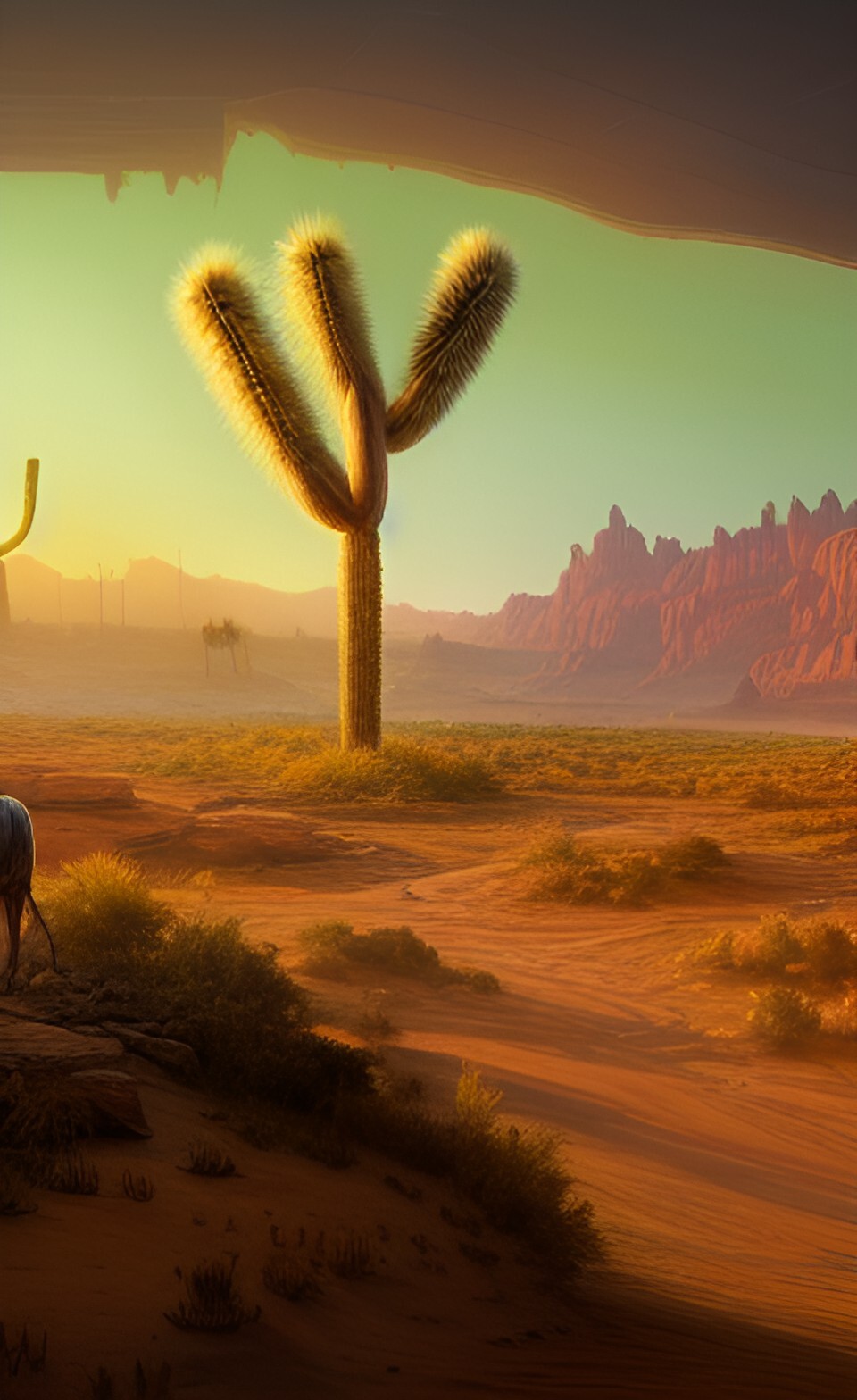 ArtStation - 940 wild west desert vegetation-1600-jpg pack wombo art ...