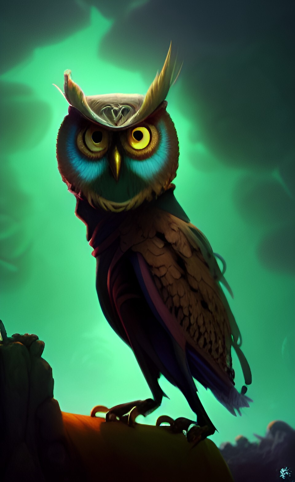 ArtStation - 944 Anthropomorphic-owl-lich-2700-jpg pack wombo art ...