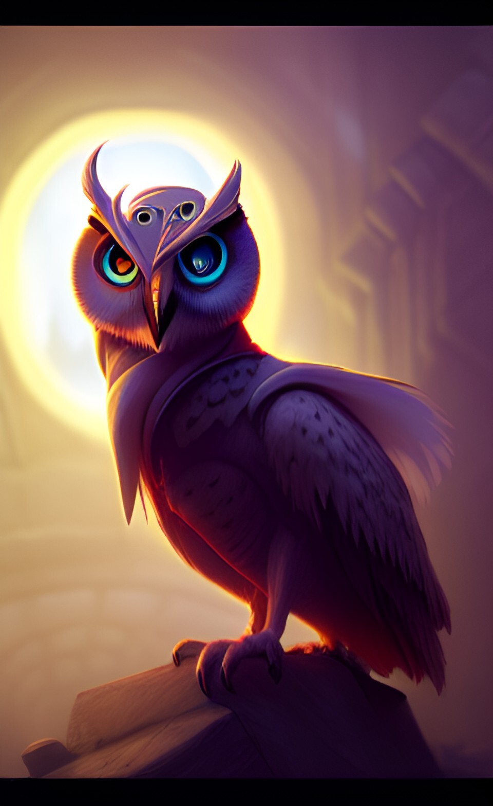 ArtStation - 944 Anthropomorphic-owl-lich-2700-jpg pack wombo art ...