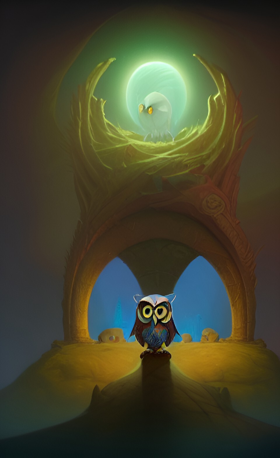 ArtStation - 944 Anthropomorphic-owl-lich-2700-jpg pack wombo art ...