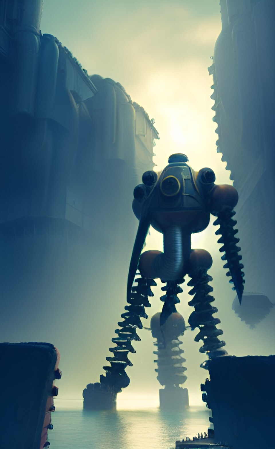 ArtStation - 951 colossal mechanical steam golem-1600-jpg pack wombo ...