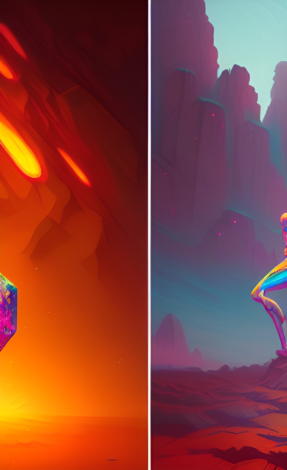 ArtStation - Crystal elemental-1500-jpg pack wombo art | Artworks