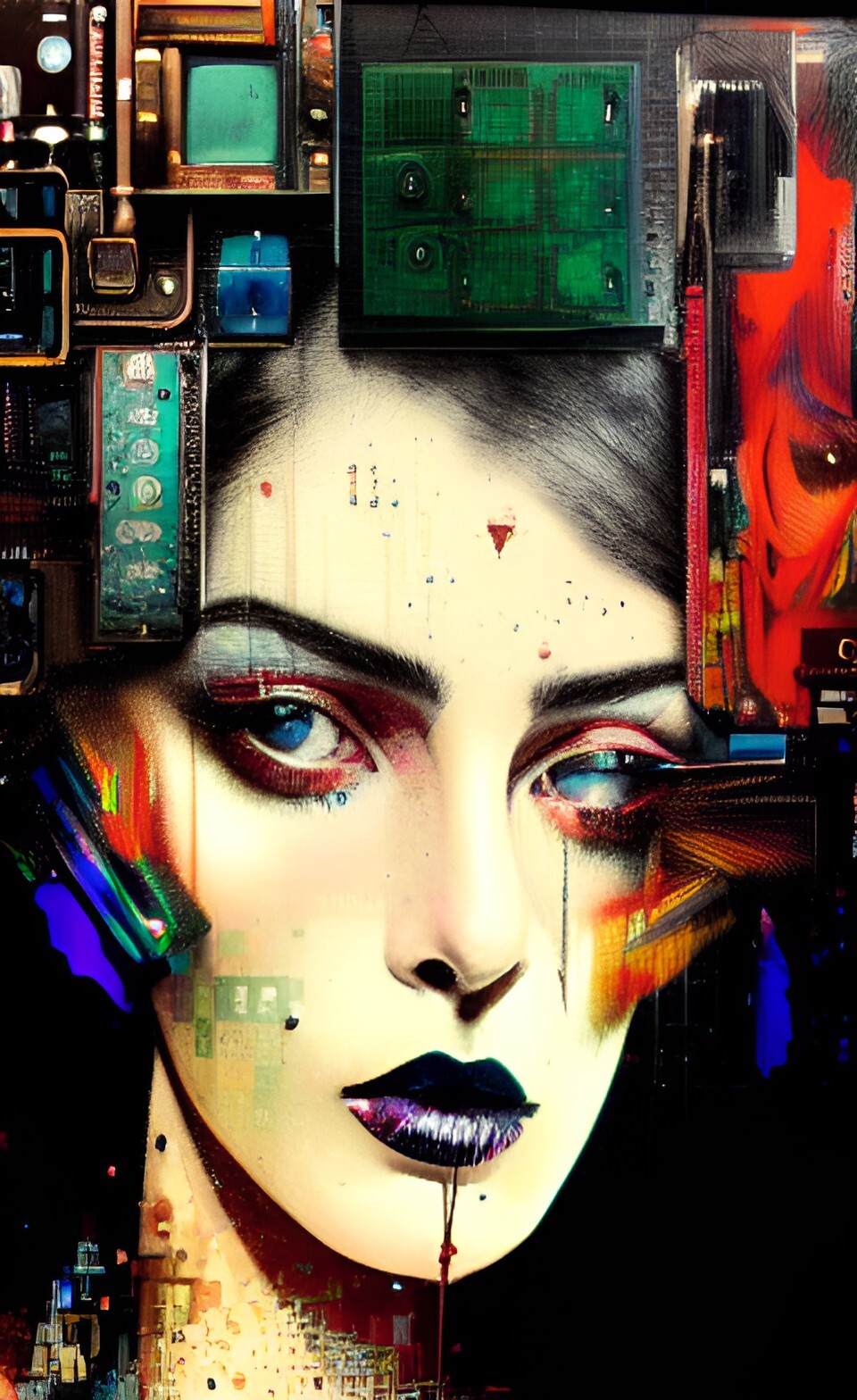 ArtStation - Pulp Portrait Beautiful woman-2200-jpg pack wombo art ...