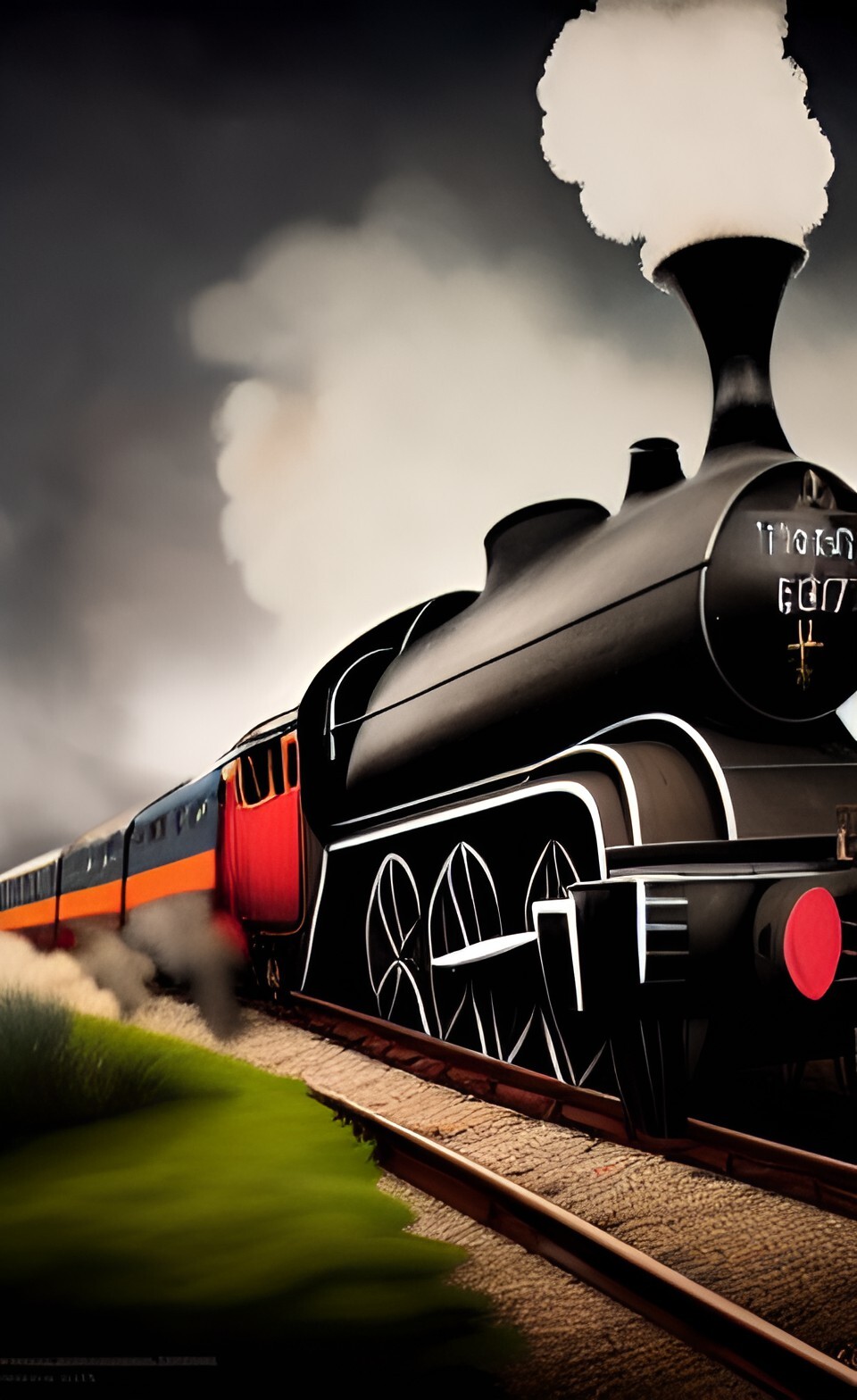 ArtStation - steam train 2300-jpg pack wombo art | Artworks