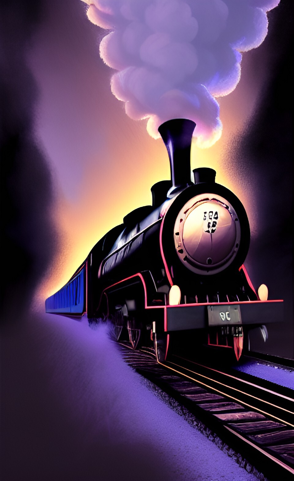 ArtStation - steam train 2300-jpg pack wombo art | Artworks