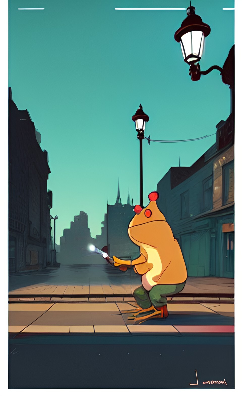 ArtStation - cartoon of a toad smoking 2200-jpg pack wombo art | Artworks