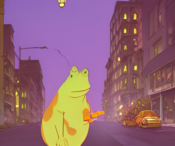 ArtStation - cartoon of a toad smoking 2200-jpg pack wombo art | Artworks