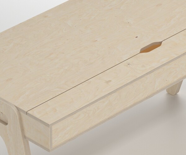 ArtStation - Plywood table | Resources