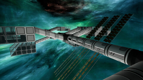ArtStation - Modular Space Station | Game Assets