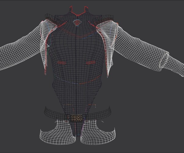 ArtStation - Cyberpunk Edgerunner Lucy Outfit Marvelous Designer ...