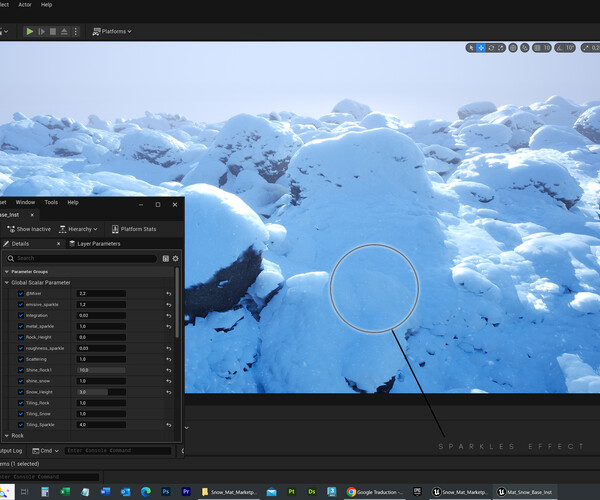 ArtStation - Snow Material Unreal Engine 5 /// | Resources