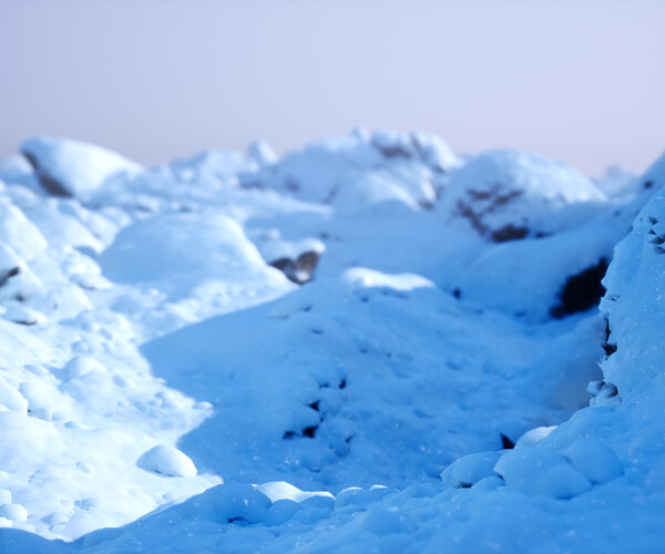 ArtStation - Snow Material Unreal Engine 5 /// | Resources