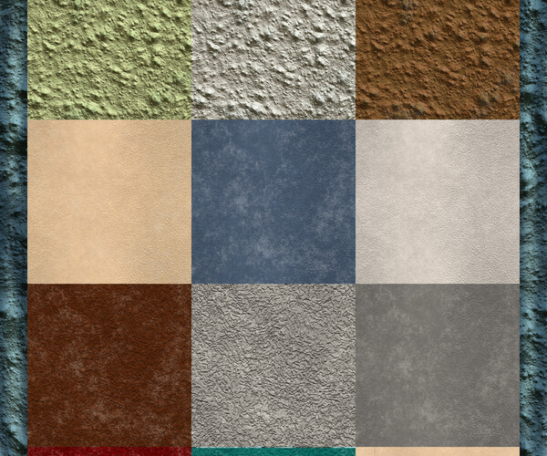 ArtStation - 26 Seamless Plaster Tiles | Artworks