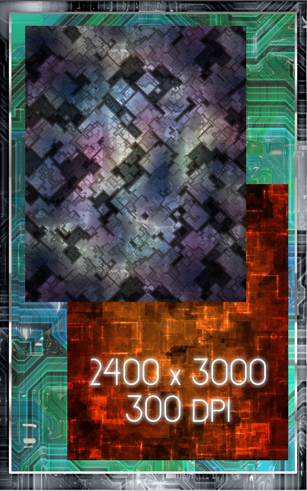 ArtStation - 10 Cyberpunk Techno Backgrounds | Artworks