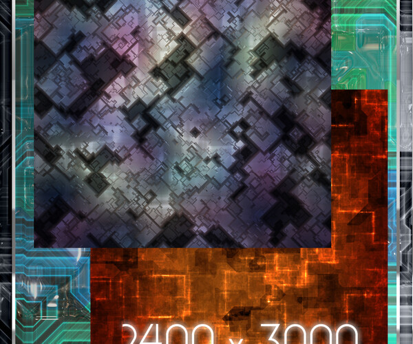 ArtStation - 10 Cyberpunk Techno Backgrounds | Artworks