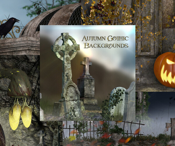 ArtStation - 6 Gothic Autumn Illustrations | Artworks