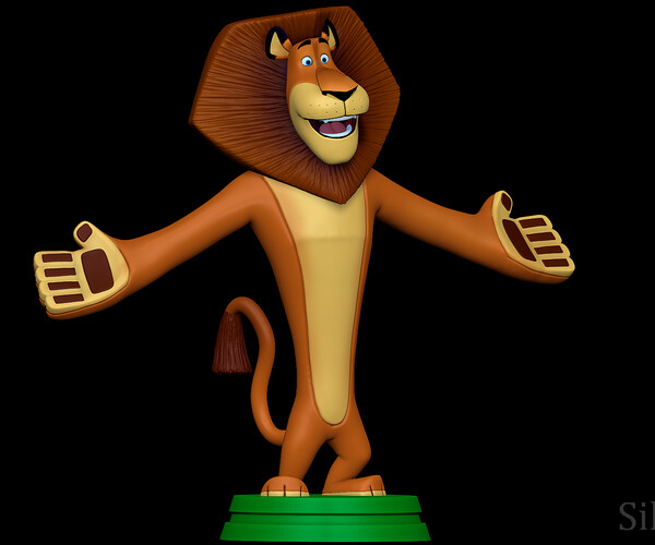 ArtStation - Alex - Madagascar 3D print model | Resources