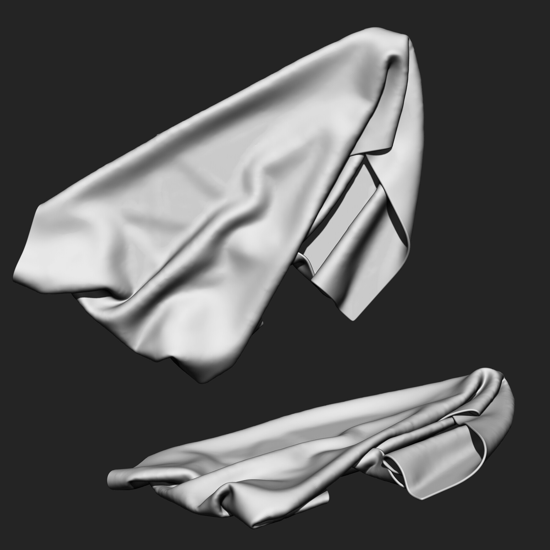 ArtStation - Fabric Pieces IMM Brush Pack (21 in One) | Brushes