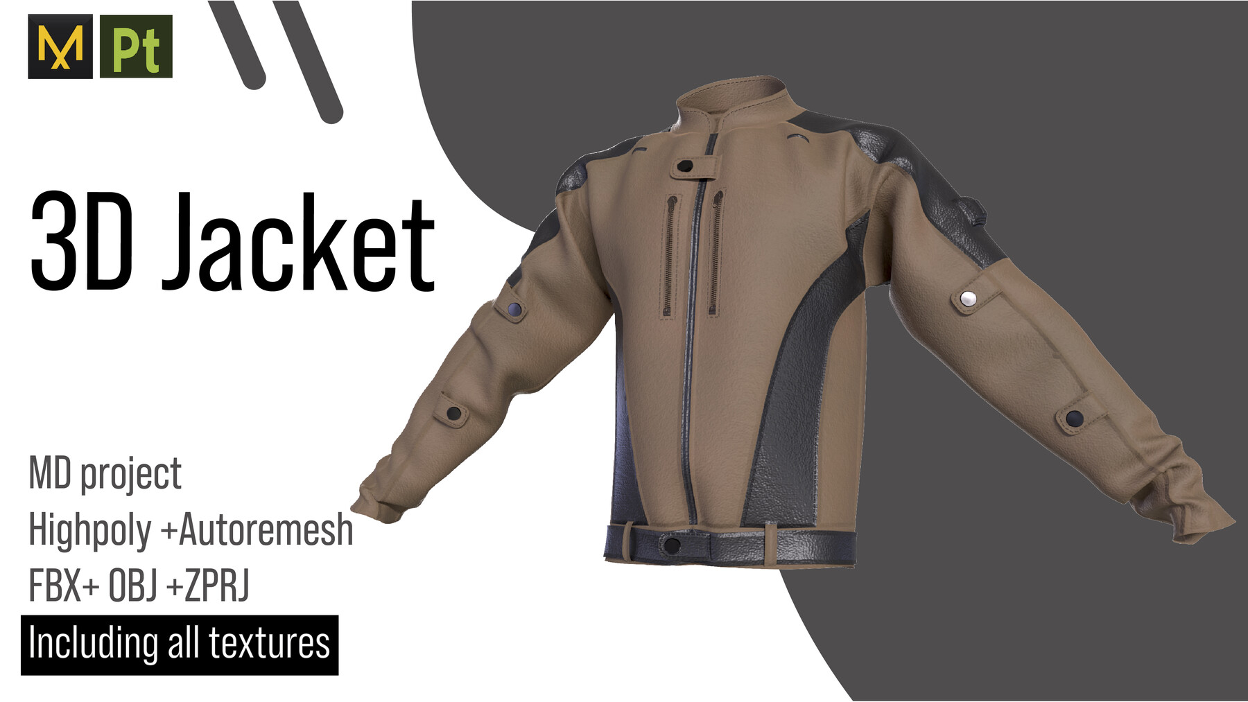 ArtStation - 3d Jacket outfit | Resources