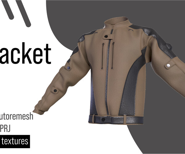 ArtStation - 3d Jacket outfit | Resources