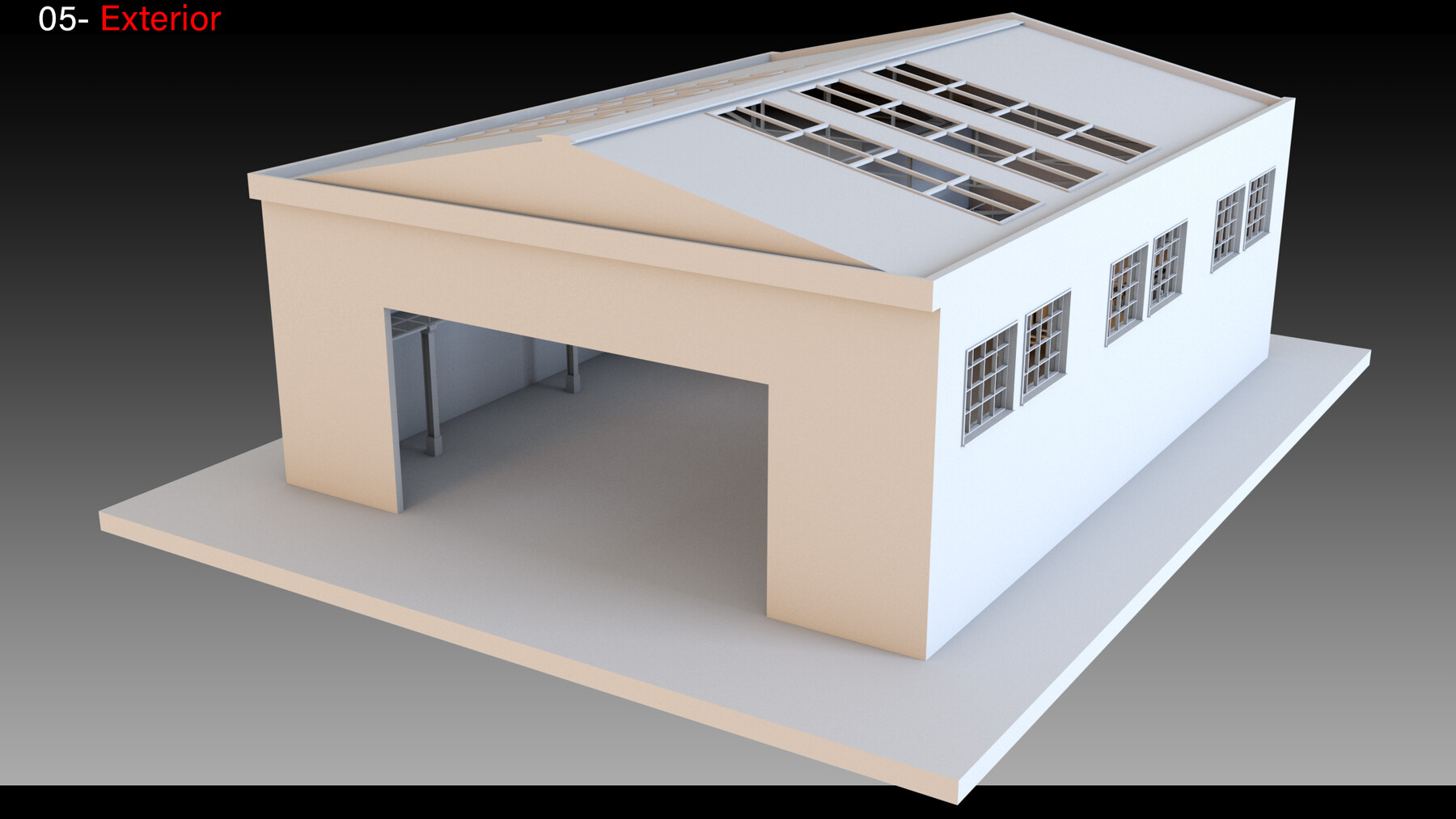 ArtStation - 6 Industrial Sheds- High detail 3d models | Resources