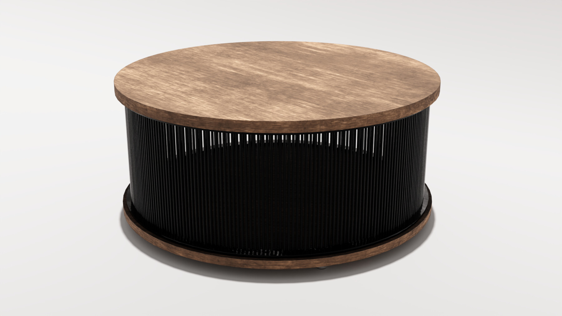 ArtStation - Coffee table MD03 - round, loft style | Resources