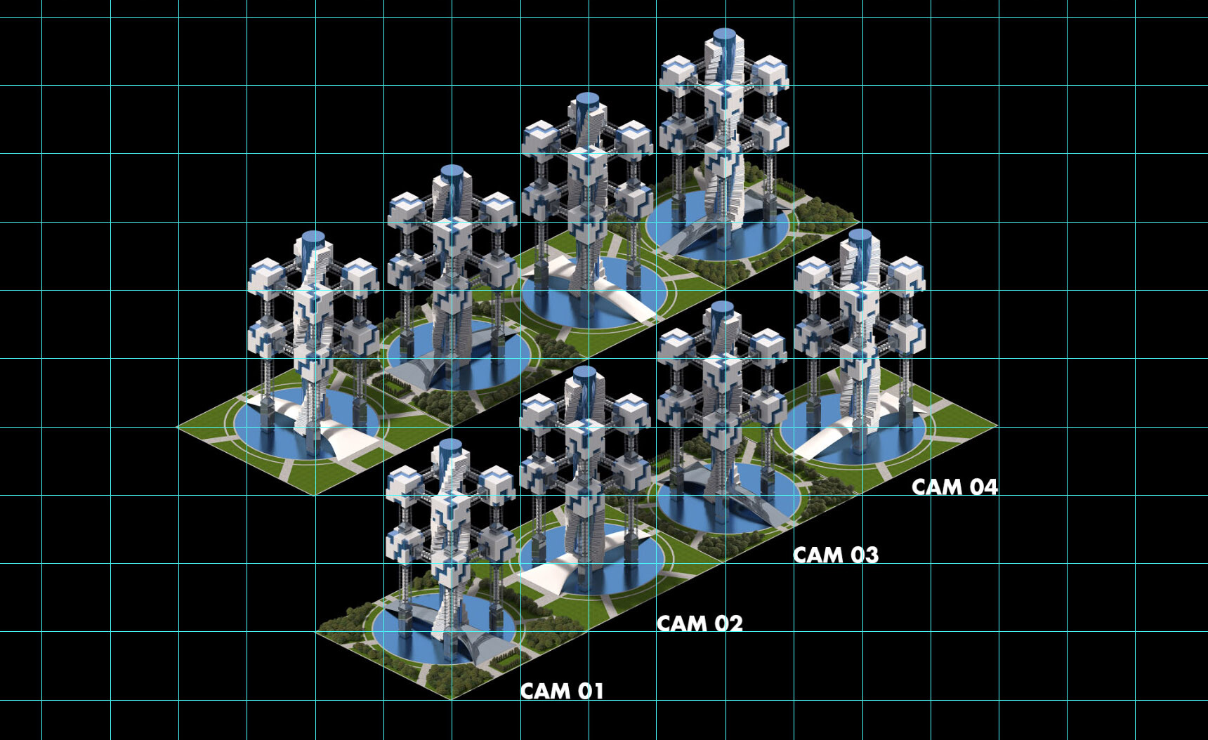 ArtStation - Architecture (Tile#0023, 2x2) – Dimetric Projection ...