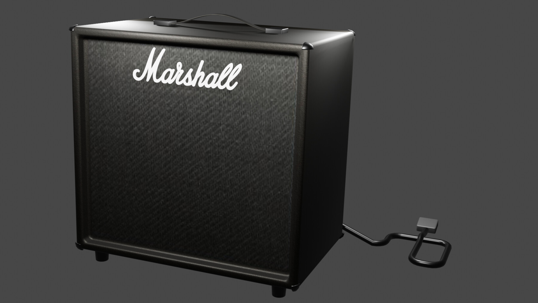 ArtStation - Marshall guitar AMP (Low-poly, game-ready) | Game Assets