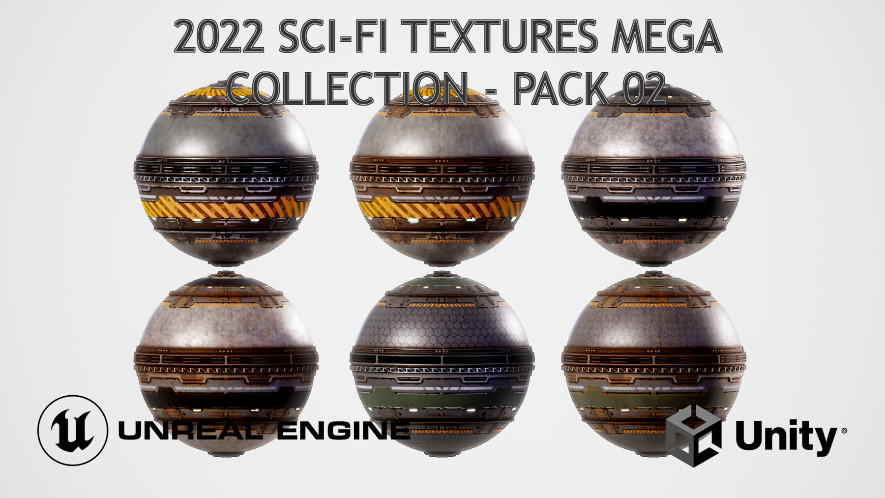 ArtStation - PBR Sci-Fi Texture Pack 03 | Game Assets