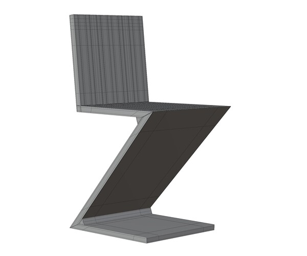 ArtStation - Zig Zag Chair | Resources