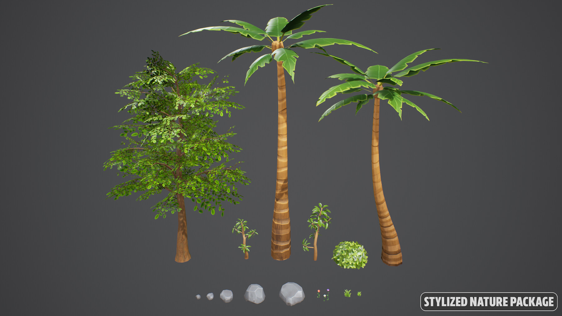 ArtStation - Stylized Nature Package | Game Assets