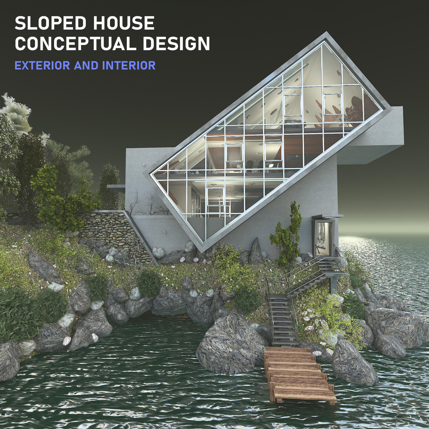 ArtStation - SLOPED HOUSE | Resources