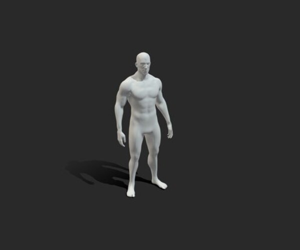 ArtStation - Human Body Base Mesh 28 Animations 10 3D Models Pack ...