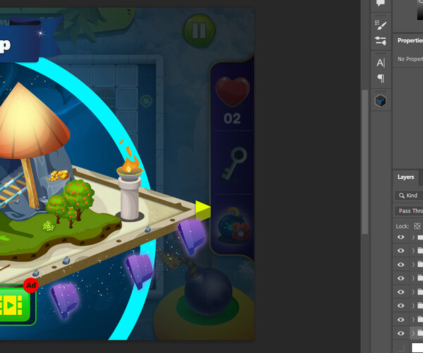 ArtStation - 2D GEMS MINING SHOP | Game Assets