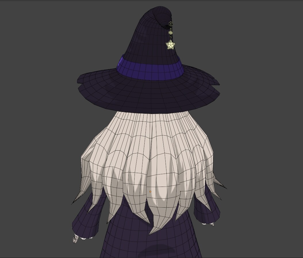 ArtStation - Witch Girl - 3D Anime Model | Game Assets
