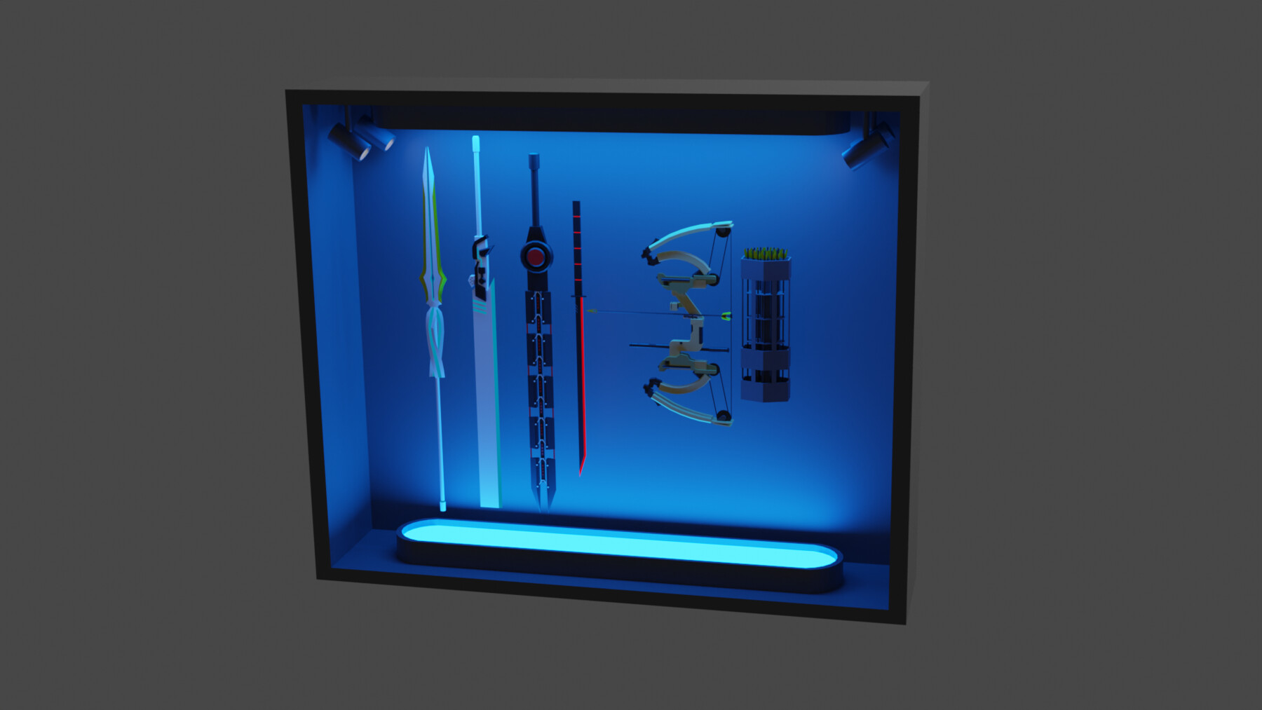 ArtStation - Weapon locker | Game Assets