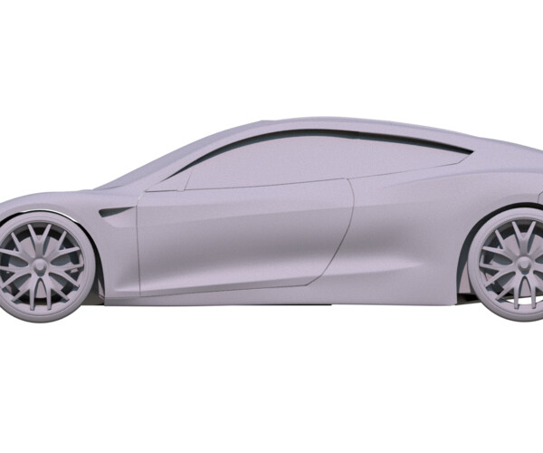 ArtStation - Tesla Roadster | Resources