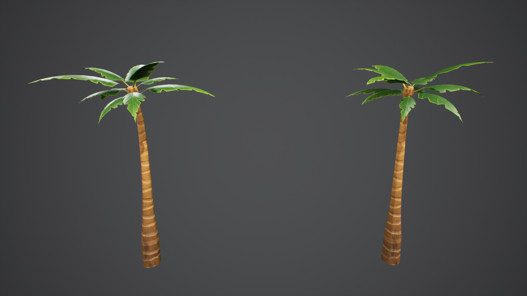 ArtStation - Stylized Palm Tree 02 | Game Assets