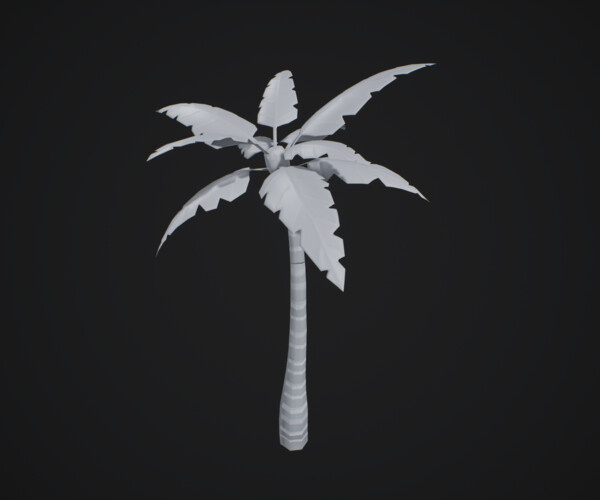 ArtStation - Stylized Palm Tree 02 | Game Assets
