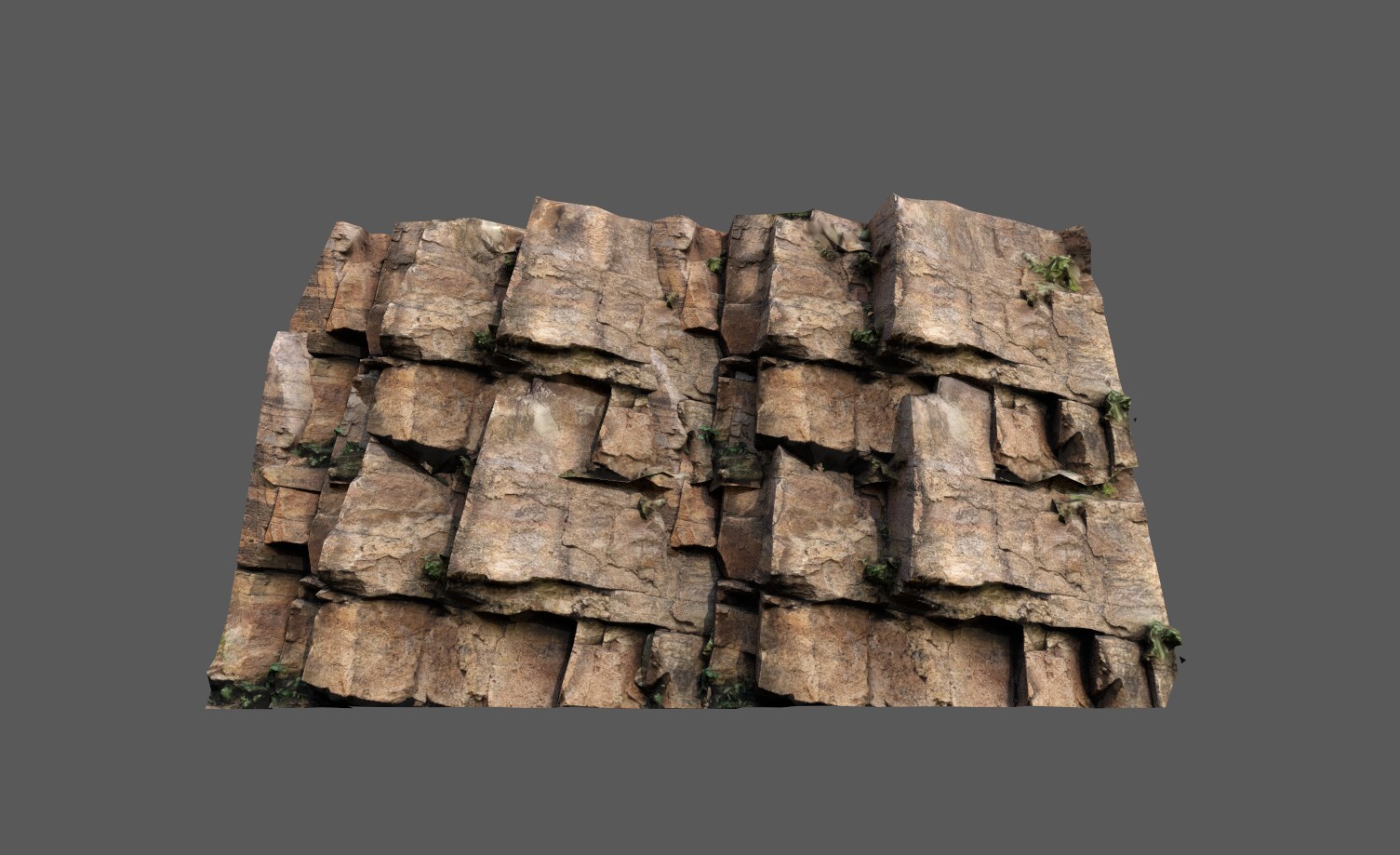 ArtStation - Stone Cliff Low Poly | Resources