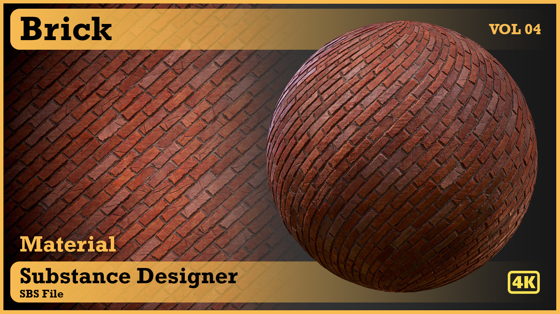 ArtStation - Brick - VOL 04 - substance designer | Game Assets