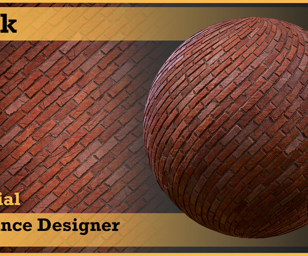ArtStation - Brick - VOL 04 - substance designer | Game Assets