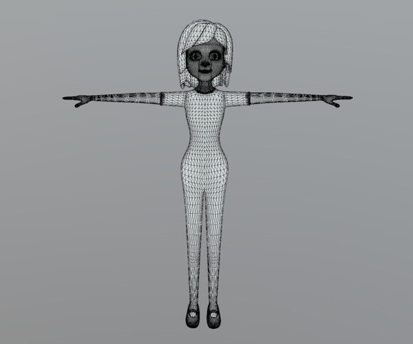 ArtStation - Cartoon Woman | Game Assets