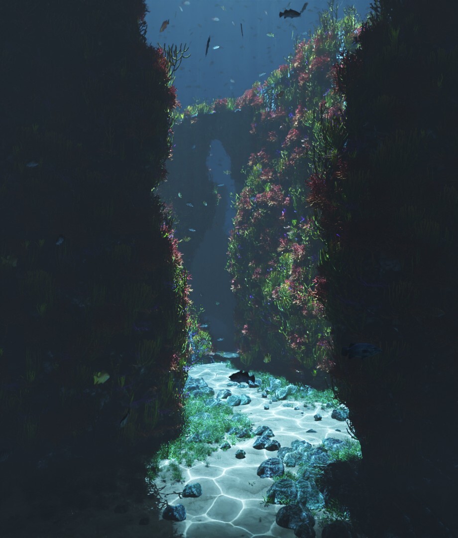 ArtStation - Underwater reefs | Game Assets