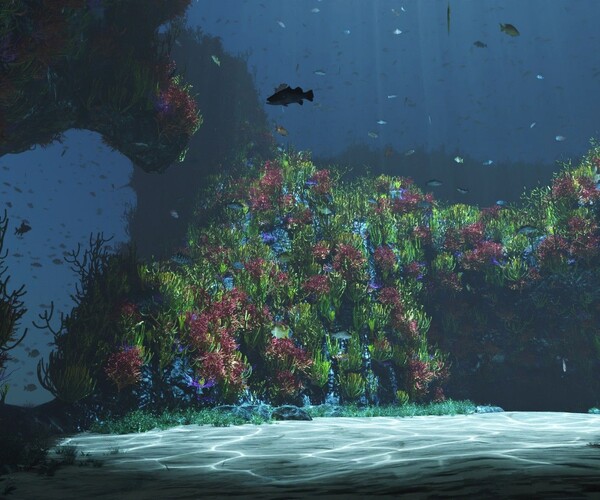 ArtStation - Underwater reefs | Game Assets