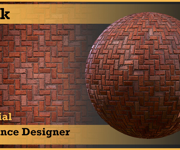 ArtStation - Brick - VOL 10 - substance designer | Game Assets