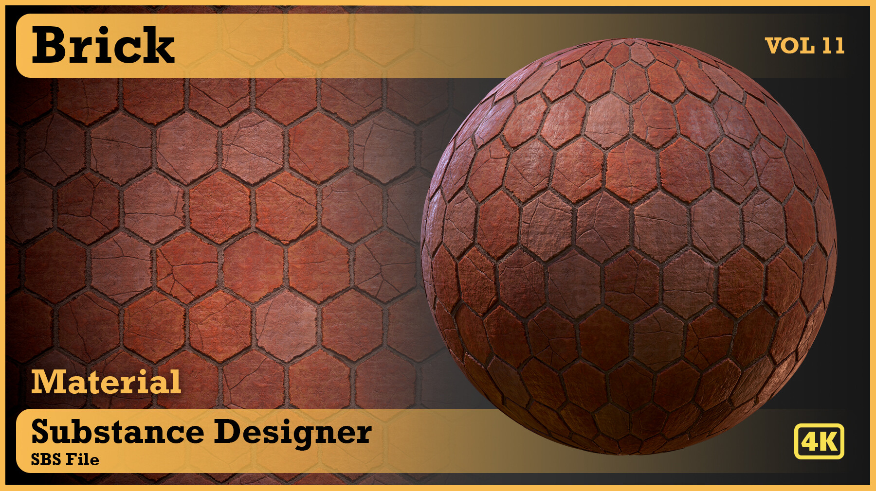 ArtStation - Brick - VOL 11 - substance designer | Game Assets