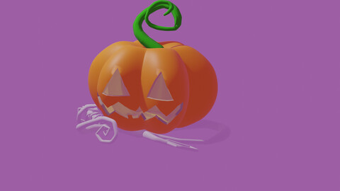 ArtStation - Pumpkin base halloween | Resources