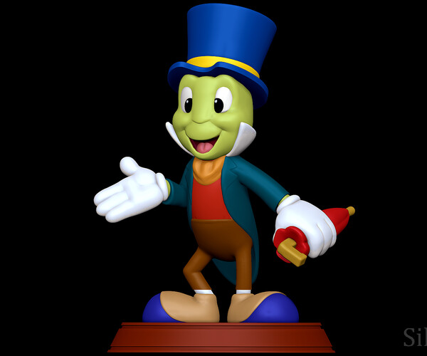 ArtStation - Jiminy Cricket - Pinocchio 3D print model | Resources