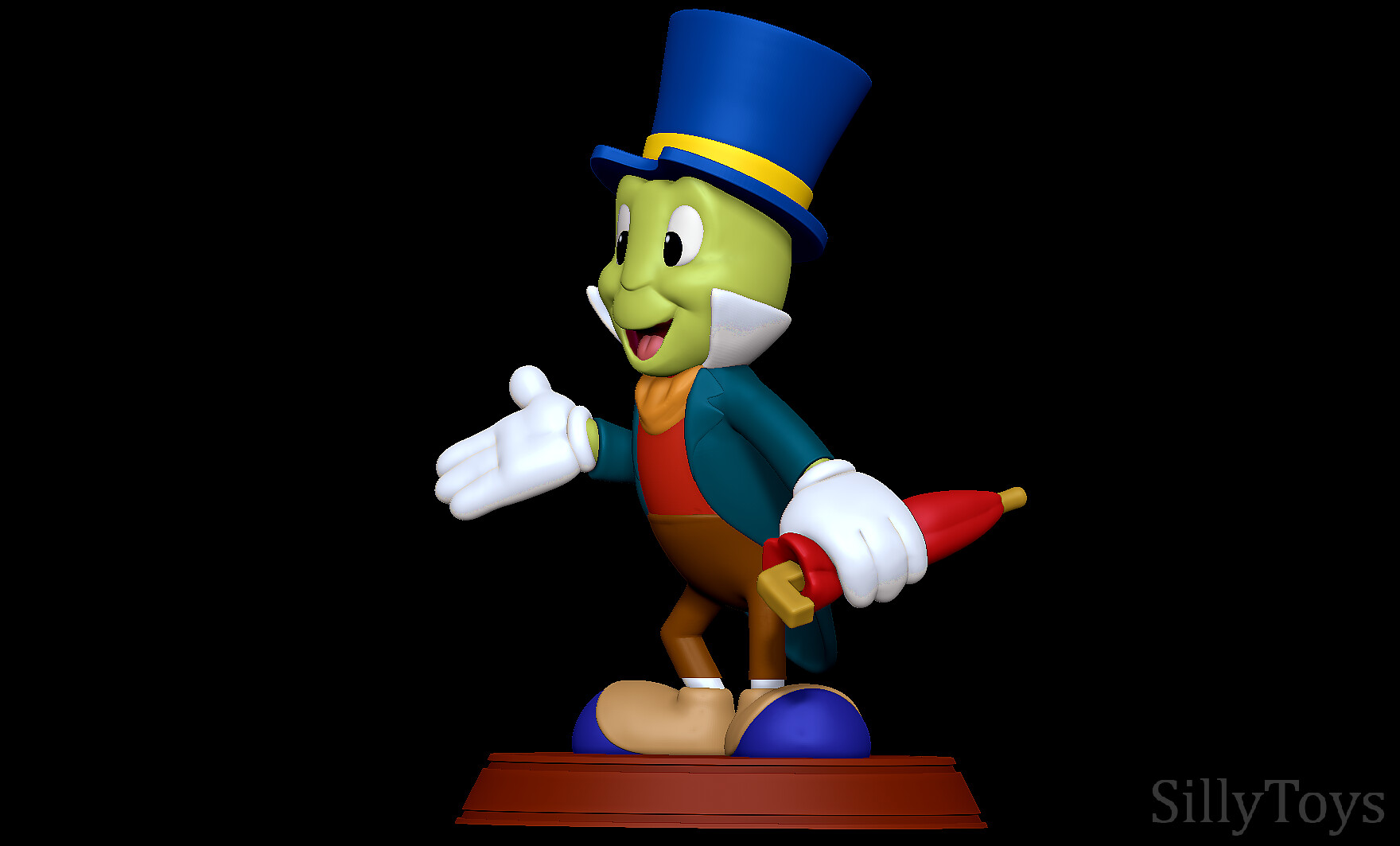 SillyToys - Jiminy Cricket - Pinocchio 3D print model